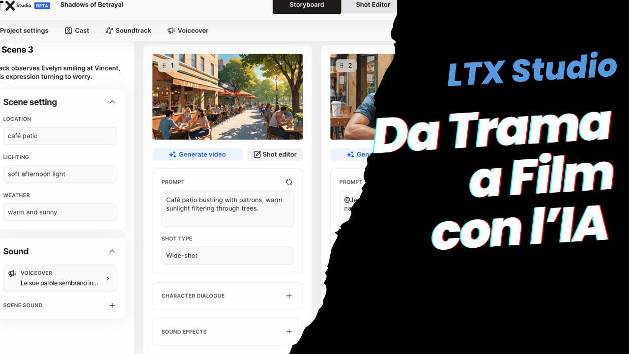 LTX Studio: trasforma una trama in un film con l'IA